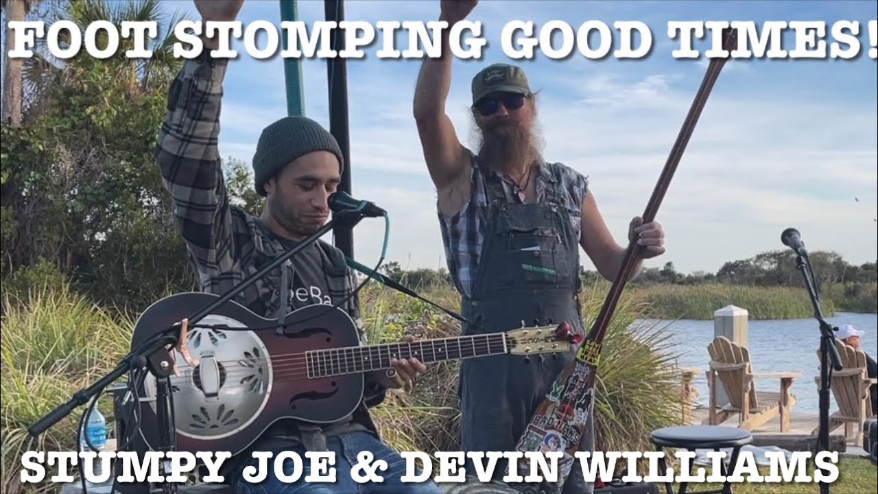 Foot Stomping Resonator Blues With Washtub 1 String Bass with Stumpy ...