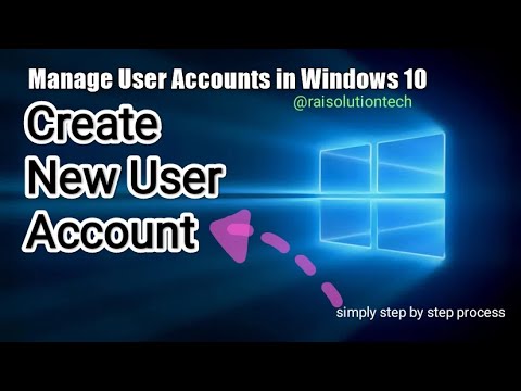 How to create new user account on windows | new user account kaise ...