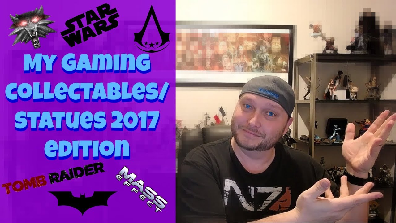 My Gaming Statue Collectibles 2017 - Room Tour - YouTube