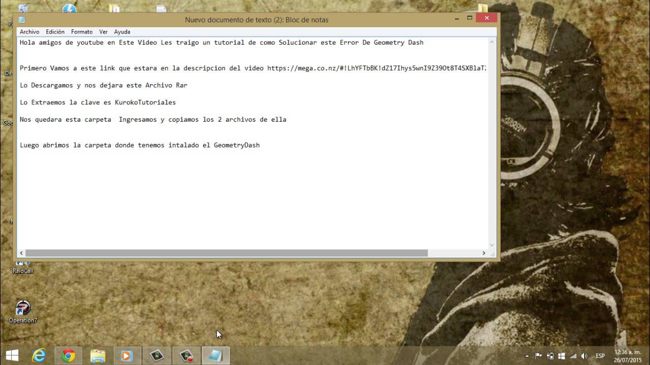 Solucion Al Error MSVCP120.dll De Geometry Dash+Link De Descarga Del ...
