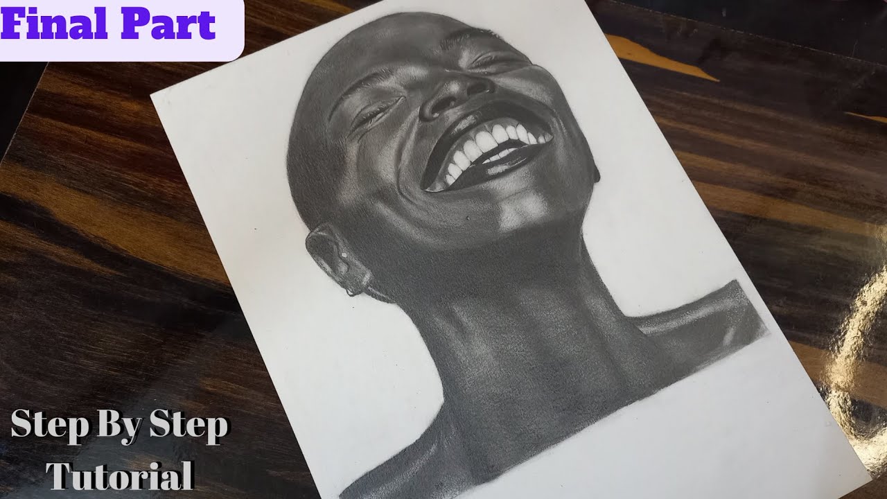 Drawing of Lady | FINAL PART | Step By Step Tutorial - YouTube