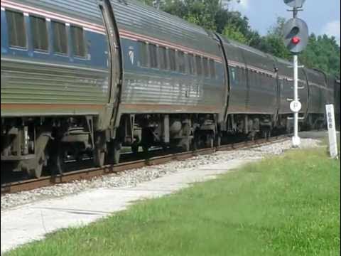 (Arrival) Amtrak Train #97-Silver Meteor Palatka, Florida 10/15/09 - YouTube