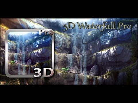 3D Waterfall Pro live wallpaper - YouTube