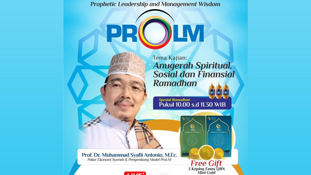 Anugerah Spiritual, Sosial dan Finansial Ramadhan - Prof. Dr. Muhammad ...