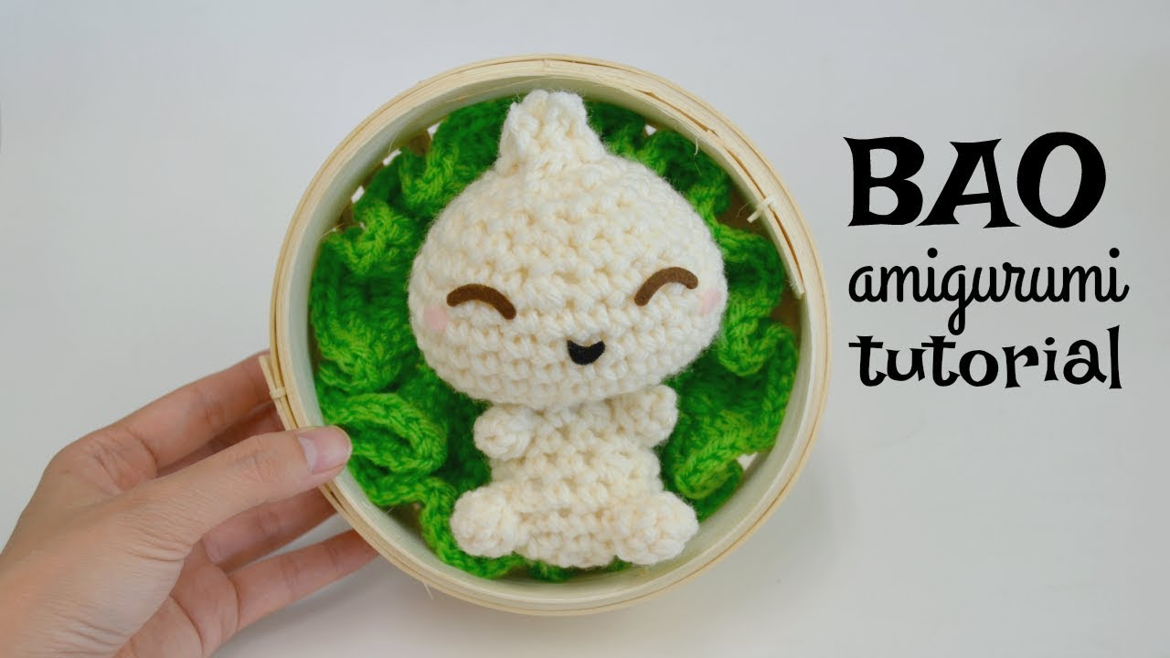 Bao Amigurumi Tutorial - Crochet Food - Dumpling - YouTube