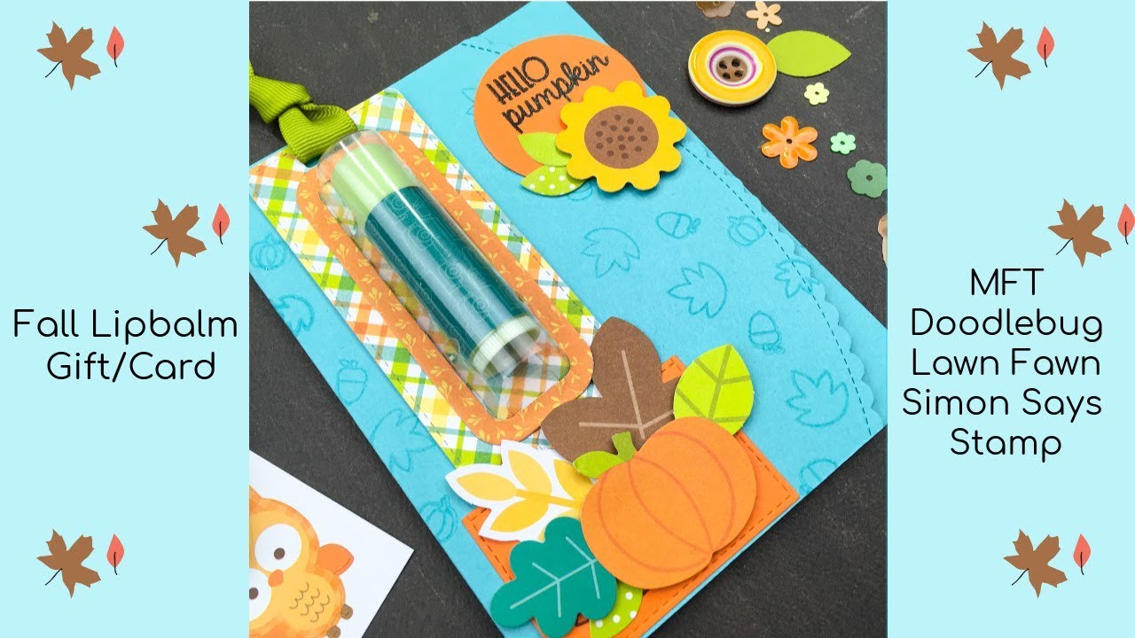 Fall Card/Gift Idea - YouTube