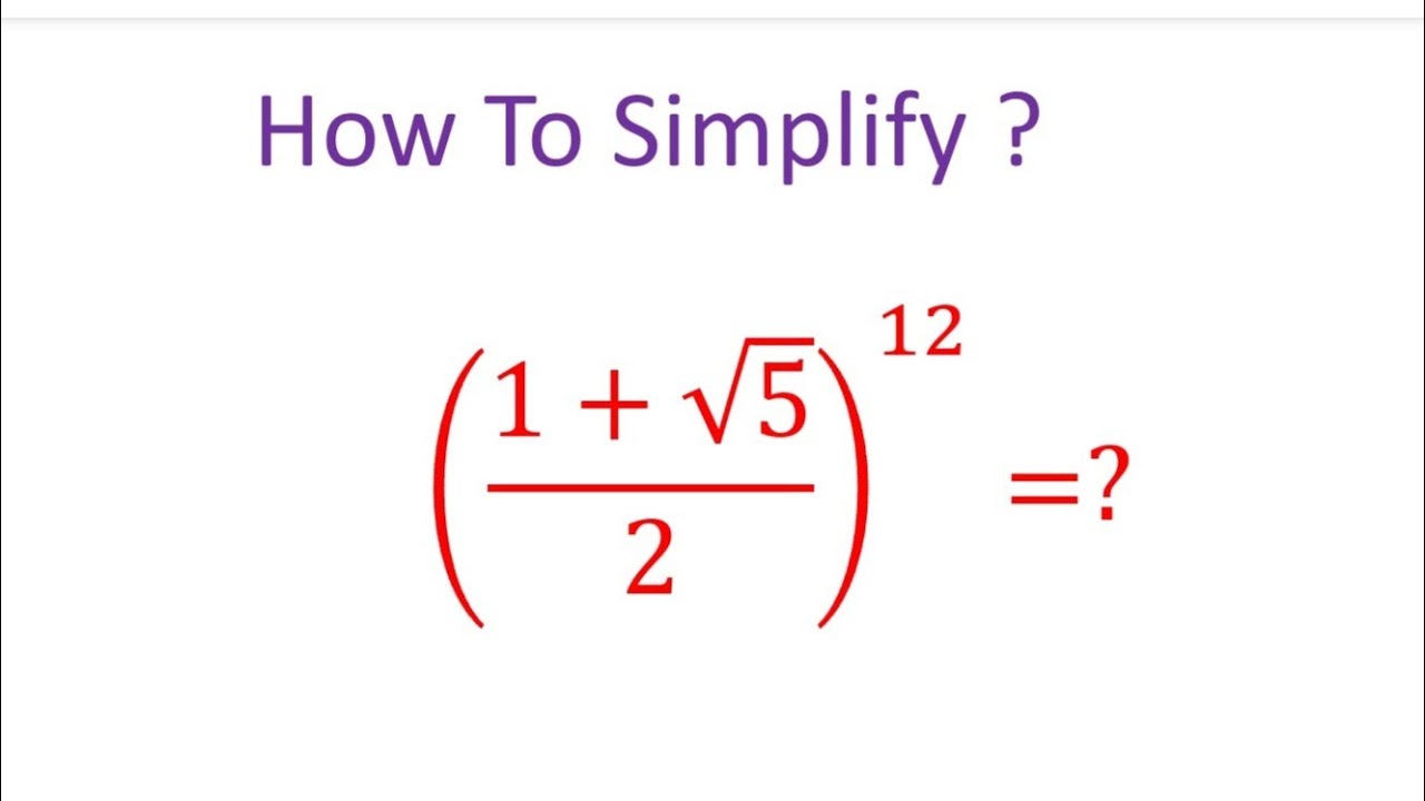 An Nice square root Exponent Simplification | An interesting math problem |@Scholars Pathshala ...