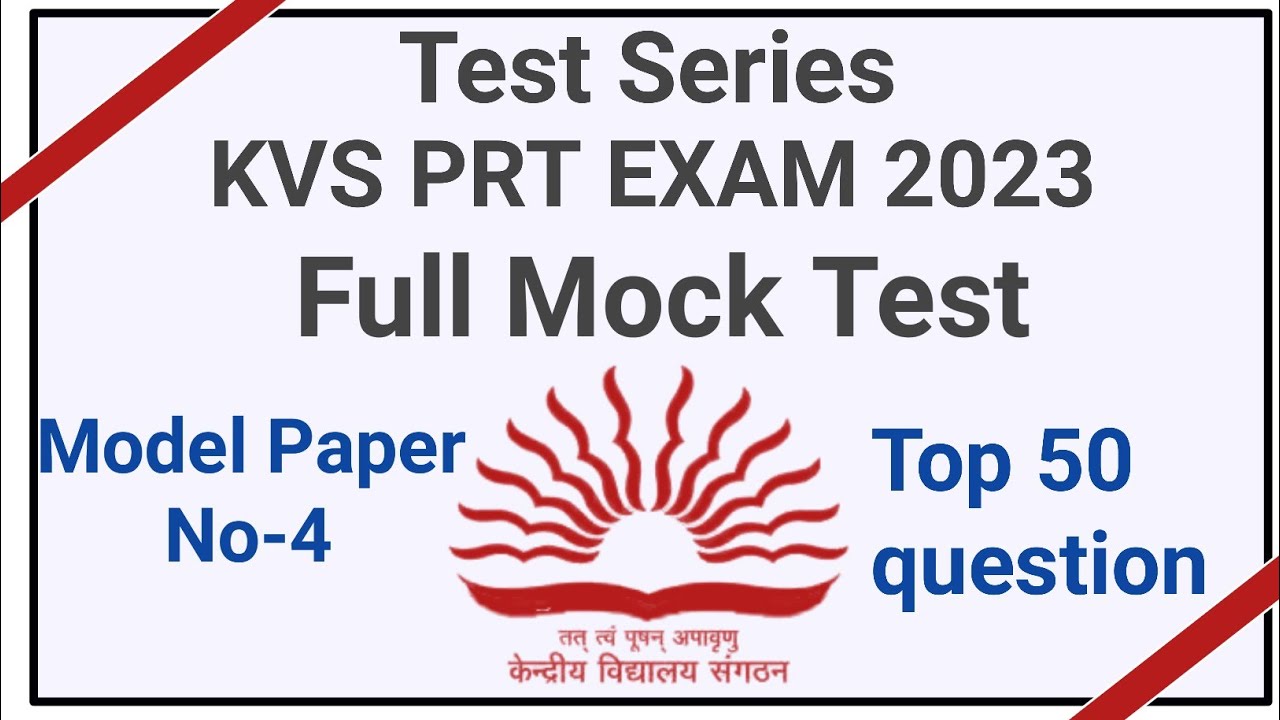 Kvs Test Series 4 Kvs Prt Exam Test Series Join kvs-test-series-4-kvs-prt-exam-test-series-join