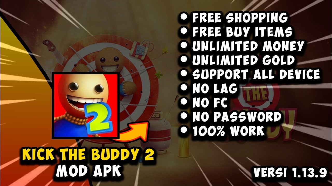 KICK THE BUDDY 2 MOD APK [ NO PW ] || VERSI 1.13.9 - YouTube
