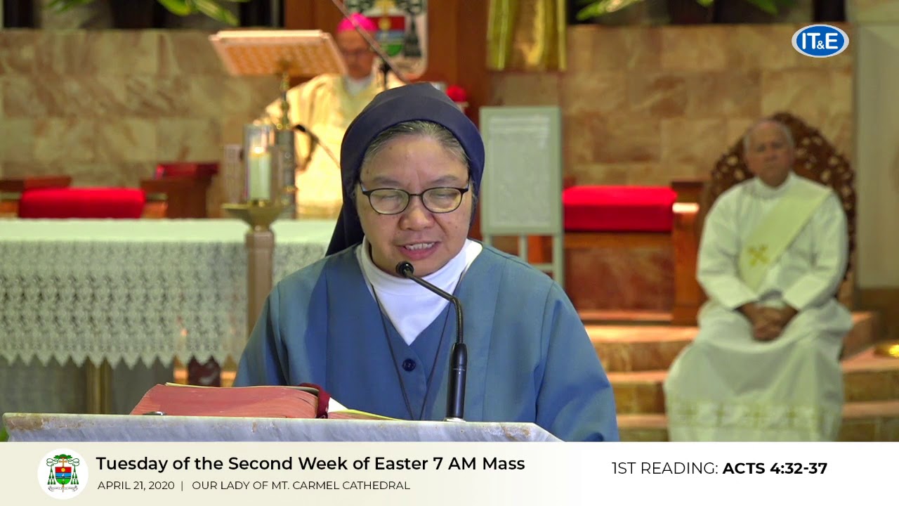 Tuesday of the Second Week of Easter 7 AM Mass - YouTube