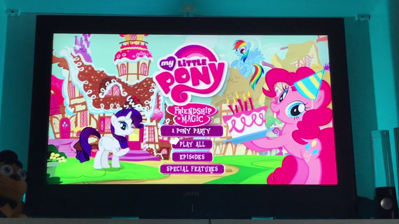My Little Pony A pony party DVD Menu Walkthrough - YouTube