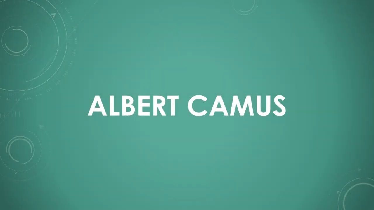 Albert Camus - YouTube