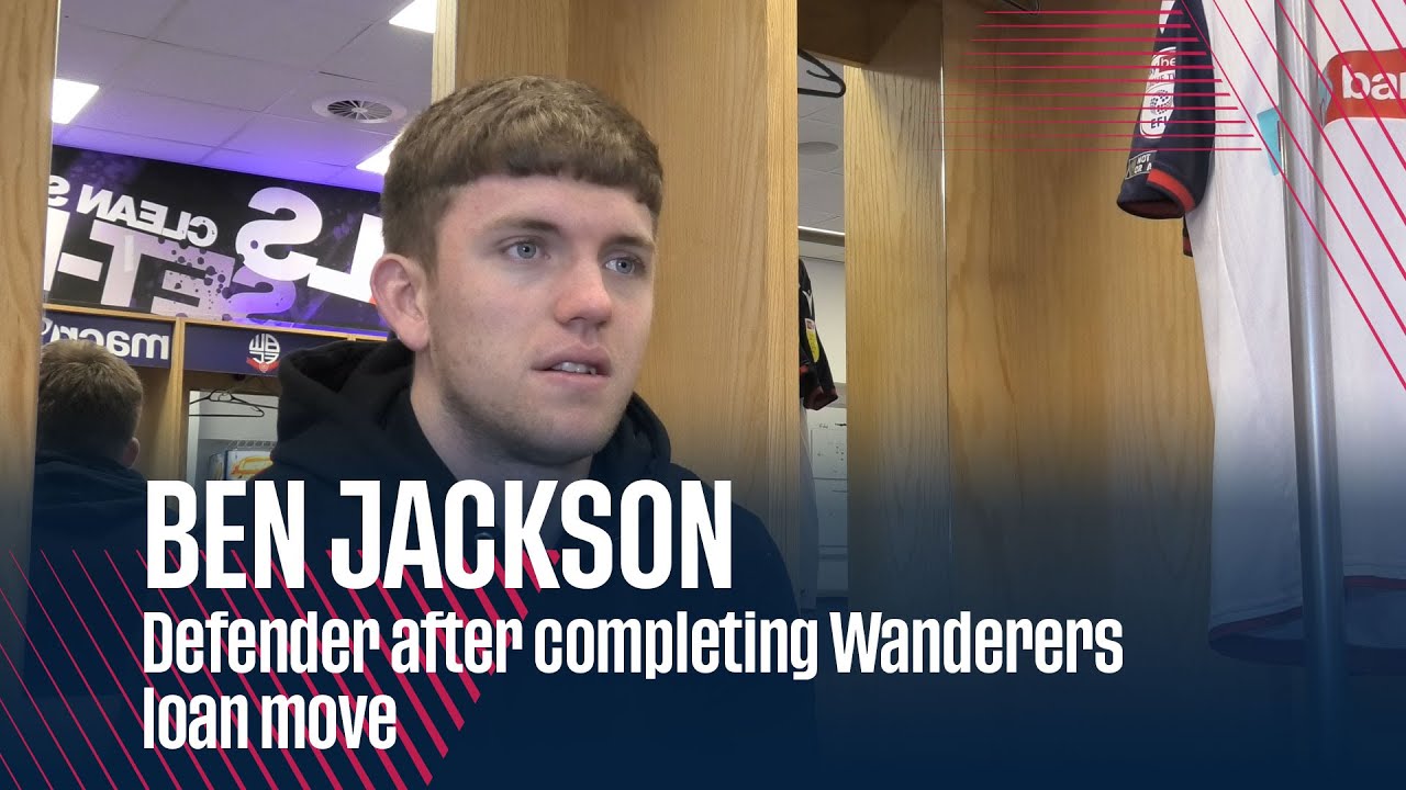 BEN JACKSON | Defender after completing Wanderers loan move - YouTube