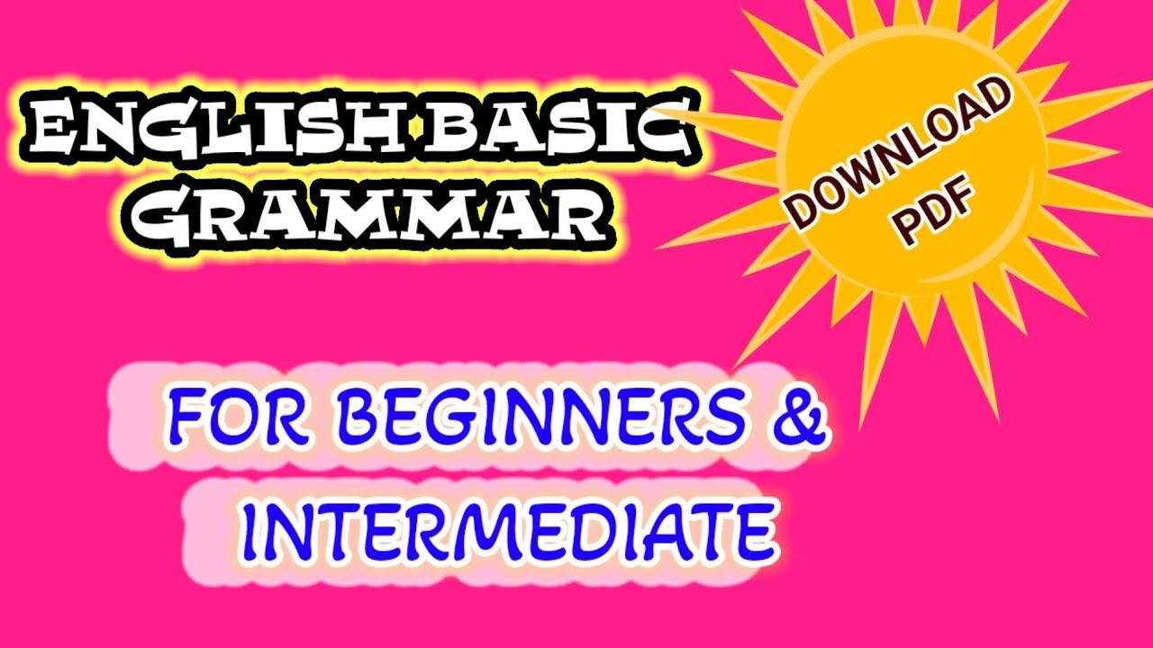 English Grammar PDFs for Beginners & Advance | Basic Grammar Books ...