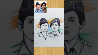 Colonel Sofiya Qureshi Operation Sindoor Drawing Charkol Drawing Sofiya ...