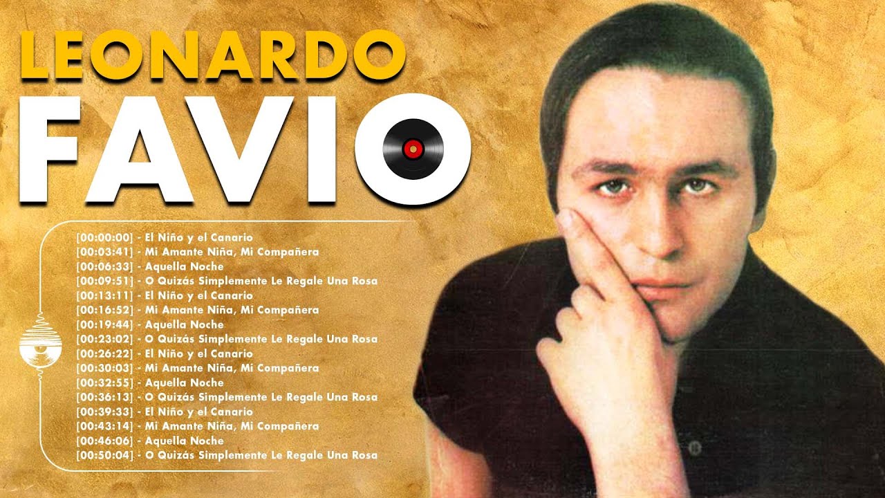 Leonardo Favio ~ Mejores Canciones 70s, 80s, 90s, ~ MIX ROMANTICOS💕 ...