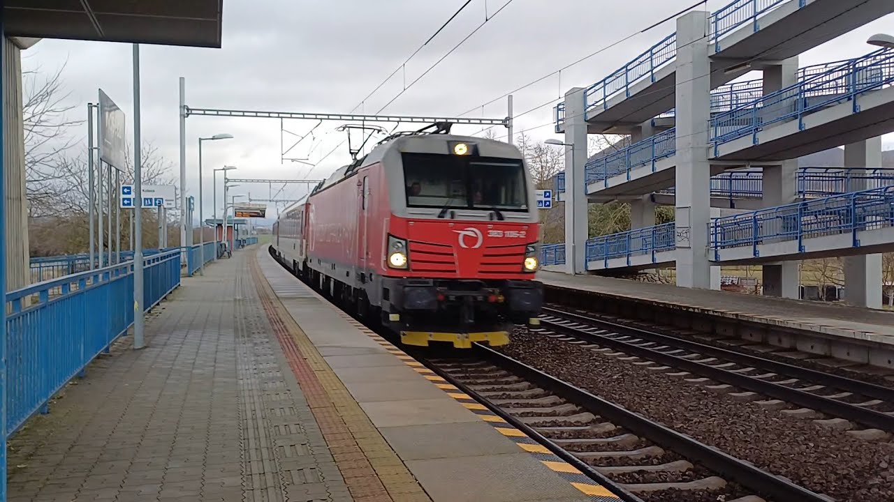 Ex Tatran VECTRON (nádherný pozdrav) nástupisko Košeca - YouTube