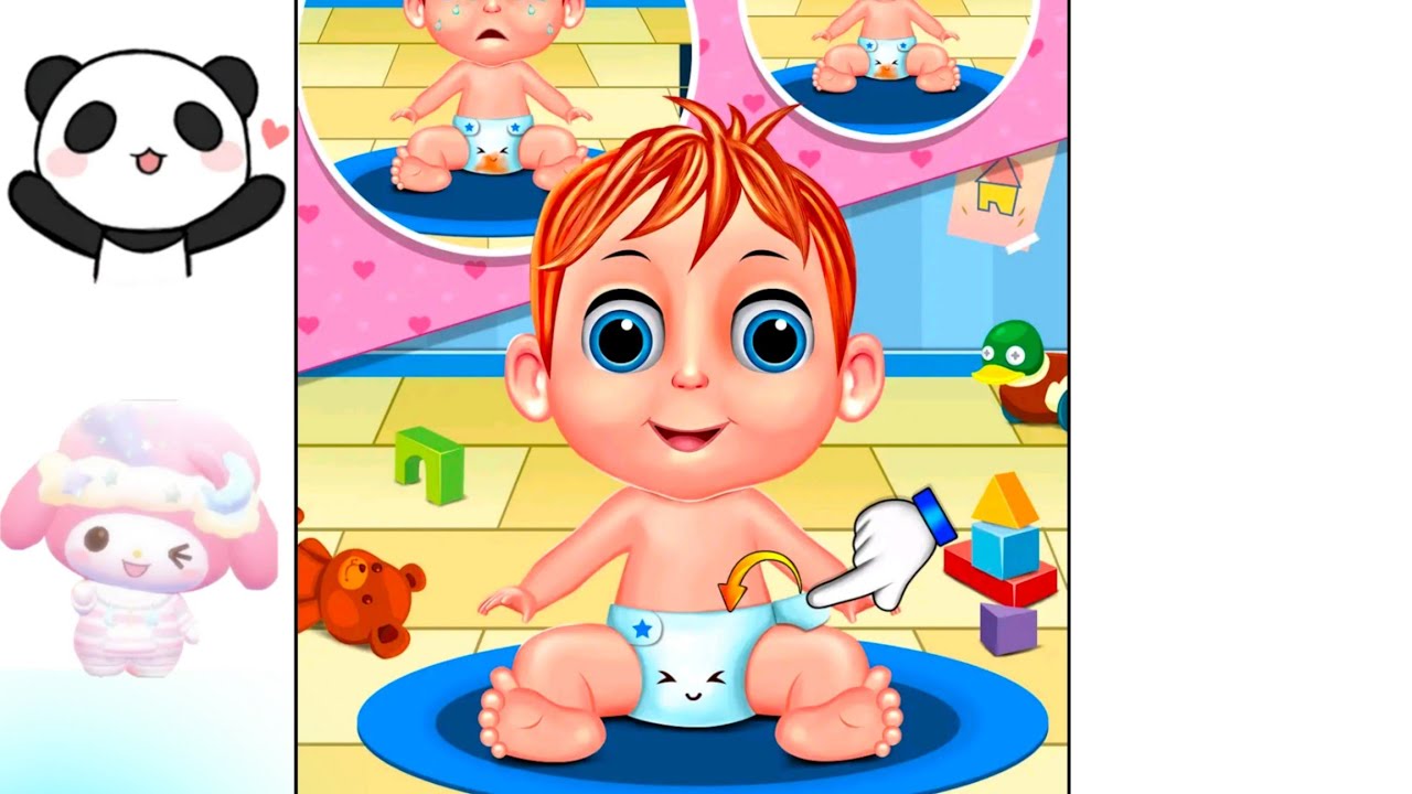 Daughter Jini care -Babysitte Game || Baby care || android games - YouTube
