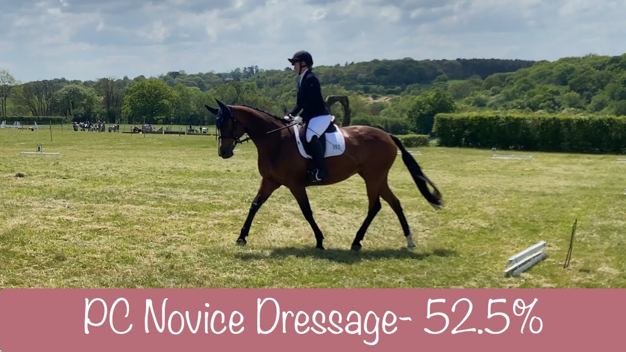 The Pony Club Novice Dressage Test 2020 - 52.5% - YouTube
