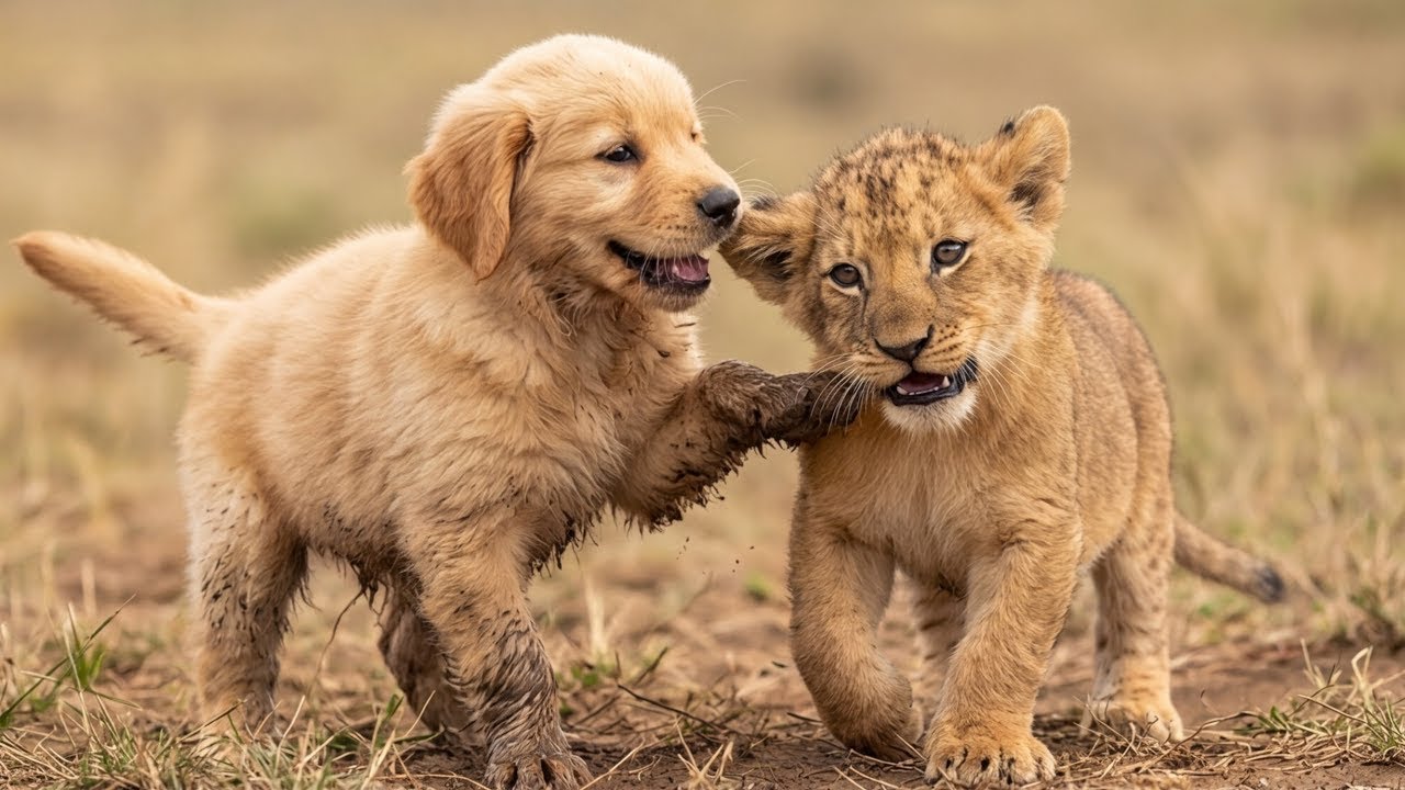 Cachorro de león moribundo se negó a comer – entonces pusieron un ...