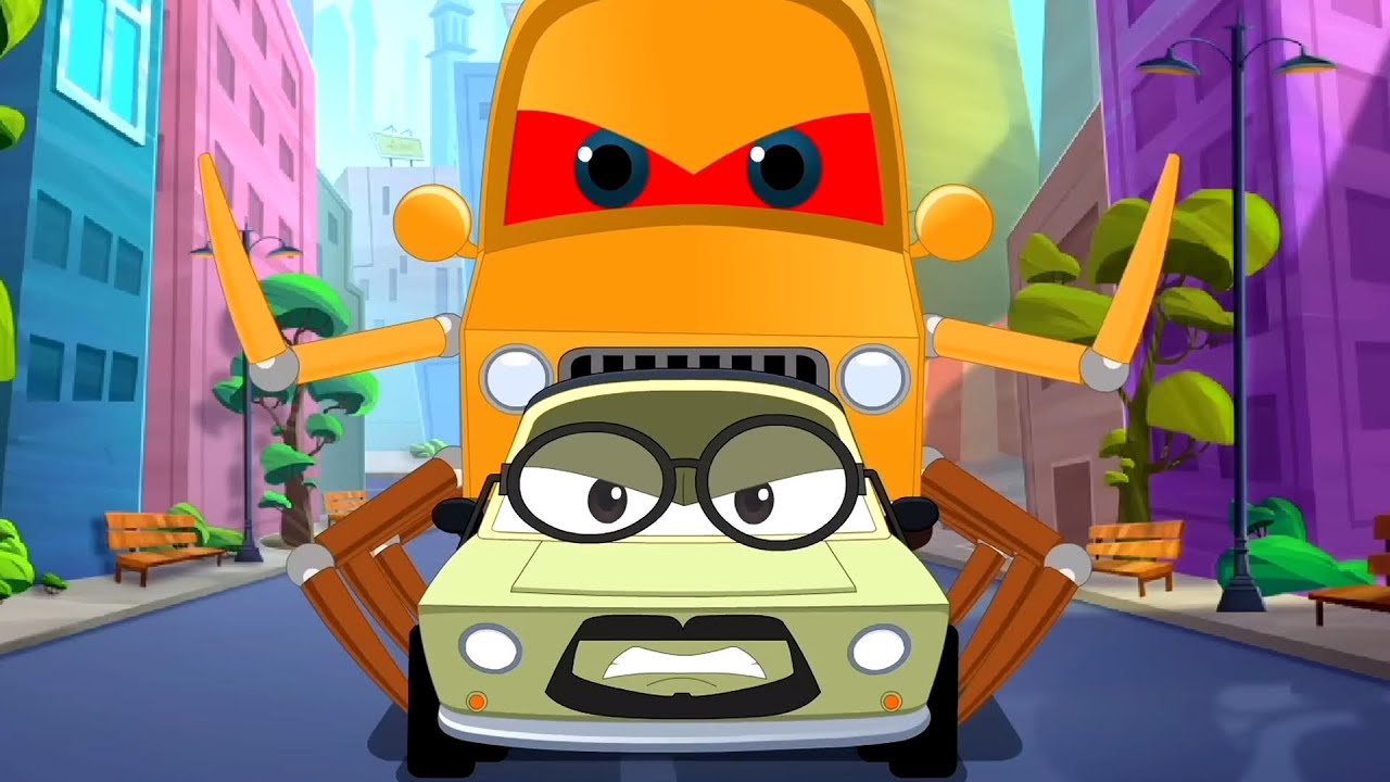 Spider Car + More Animated Cartoon and Funny Videos for Kids - YouTube