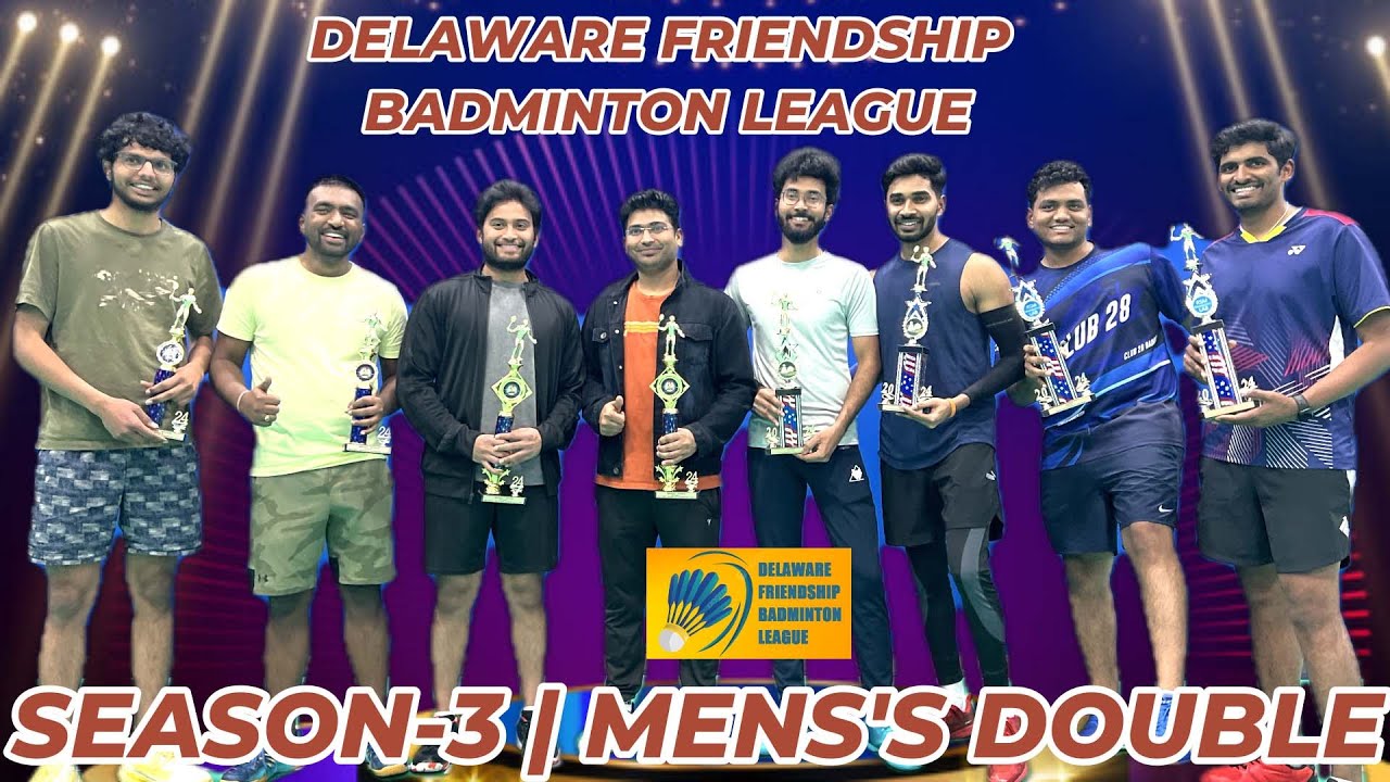 MEN'S DOUBLES Badminton League | FINAL | SEASON-3 | AWARD CEREMONY ...