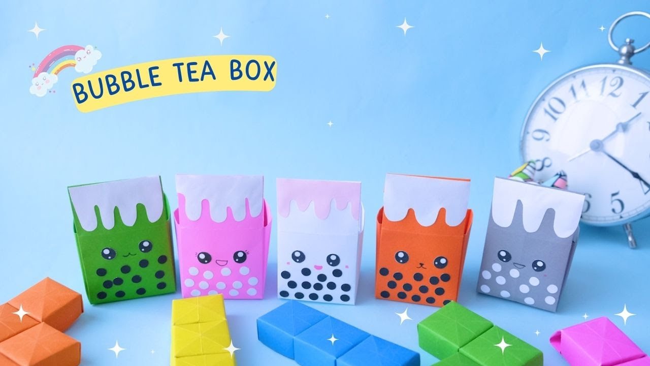 Easy and cute origami box / DIY BOX IDEAS | Ideas | Box / Handmade box ...