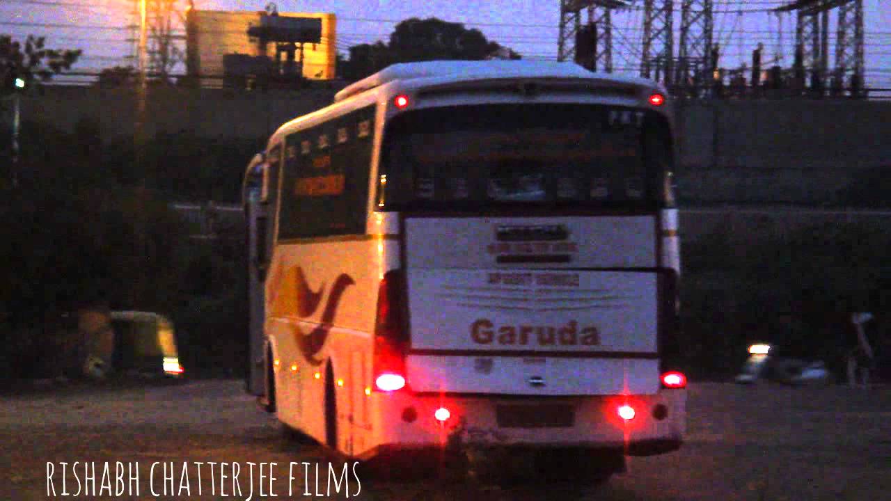 APSRTC GARUDA ISUZU BUS GOING TO HYDERABAD - YouTube