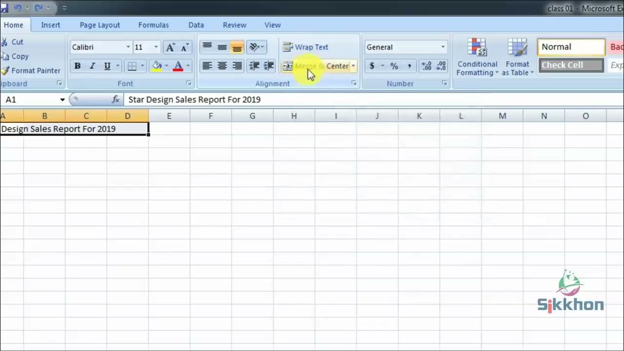 01 Microsoft Office Excel Full Bangla Tutorial Ms Excel Bangla Tutorial Sikkhon - YouTube