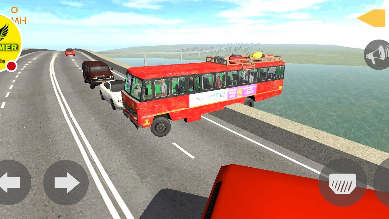bus giri pul se bus simulator game #amgamer0786 - YouTube