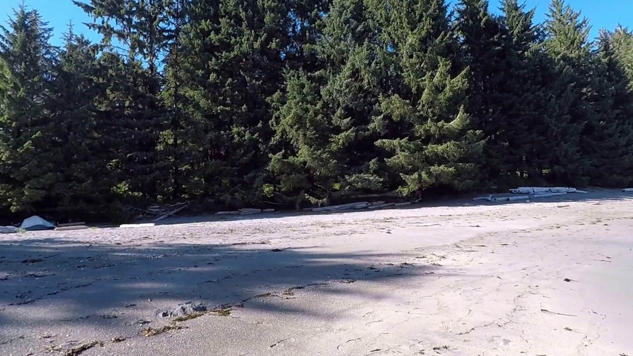 The beach @WYA Resort Point near Ucluelet Vancouver Island BC - YouTube