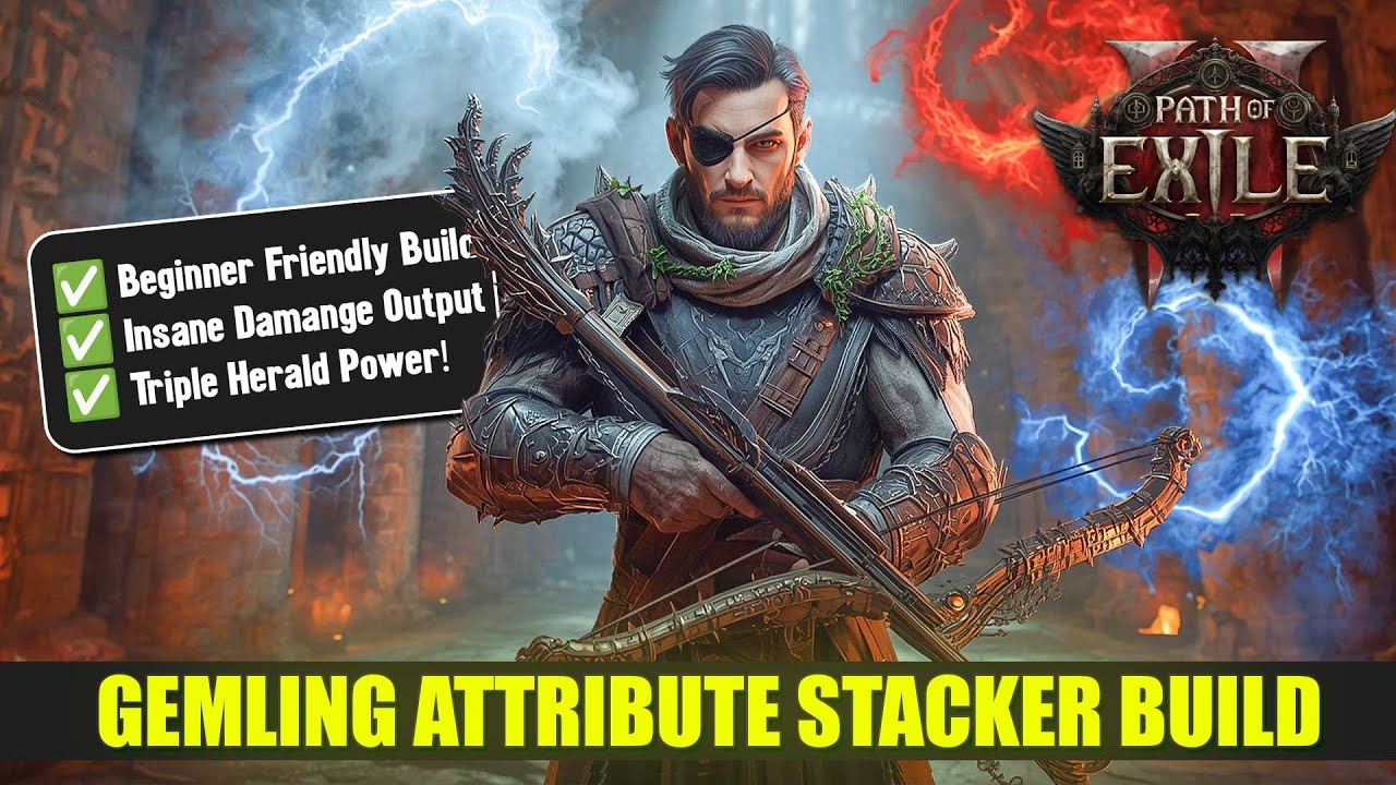 The Gemling Attribute Stacker DESTROYS Everything! | Path of Exile 2 ...