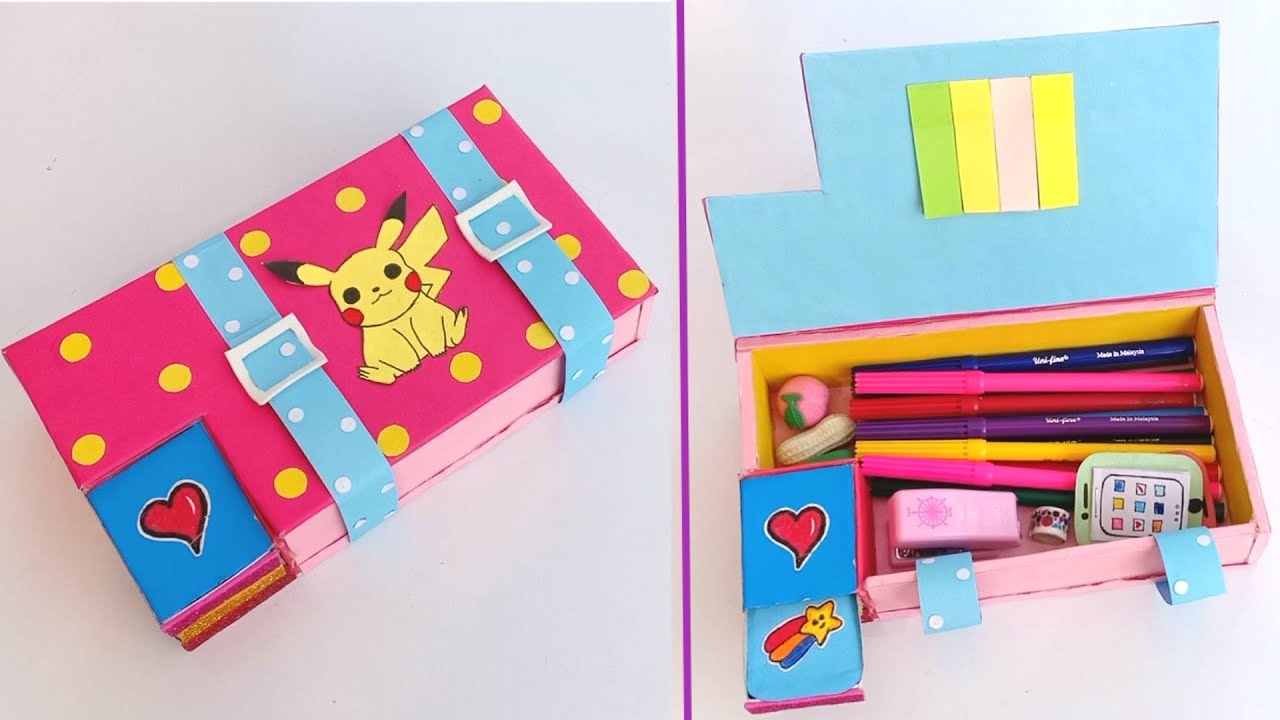 How To Make A Pencil Case From Matchboxes And Cardboard The Best Out how-to-make-a-pencil-case-from-matchboxes-and-cardboard-the-best-out