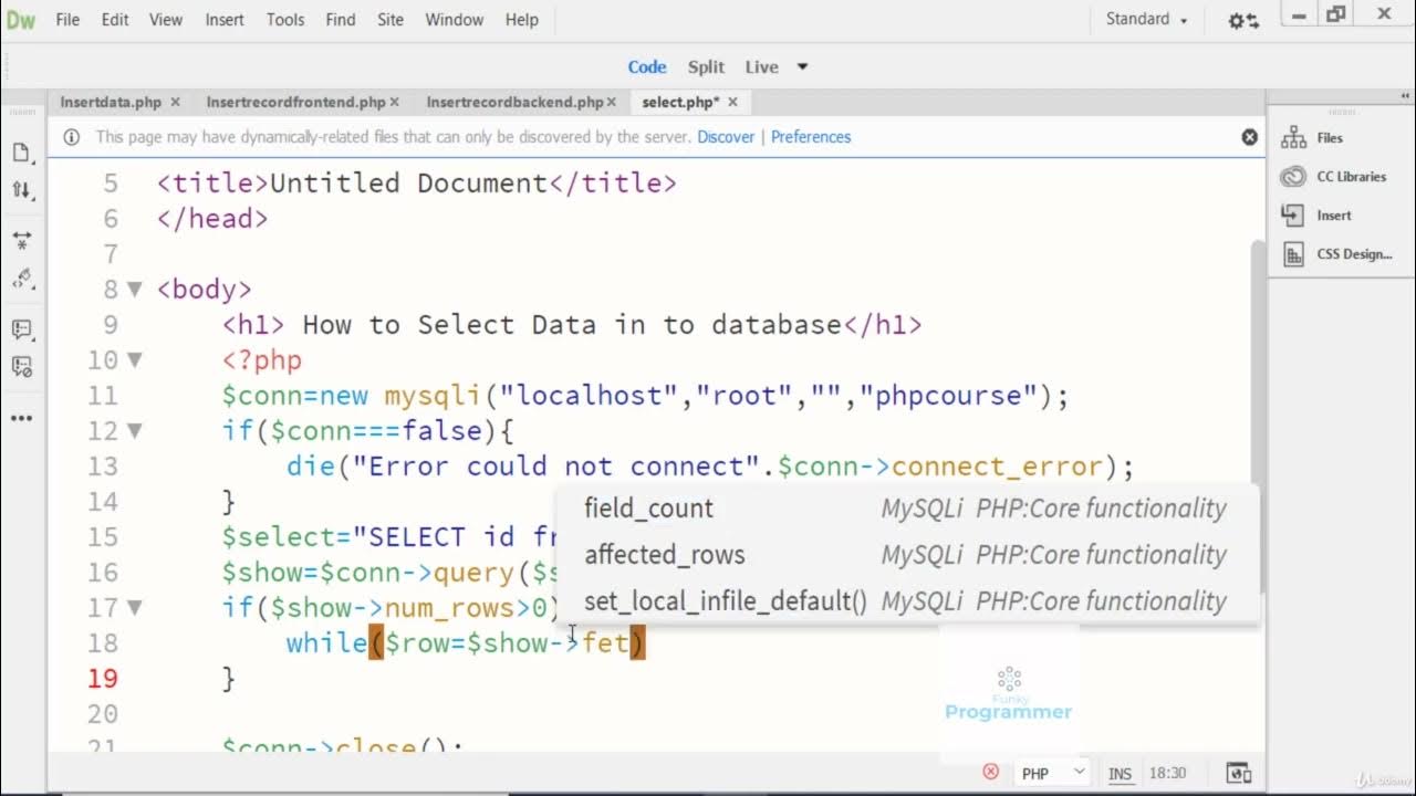 28. PHP MySQL Select | Learn Complete Web Development Course Using PHP ...