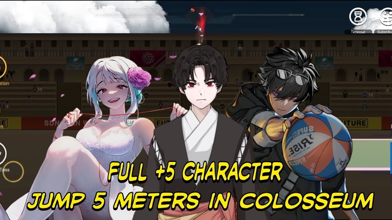 Full +5 Character Isabel, Nishikawa & Jaehyun, Jump 5 Meters in ...