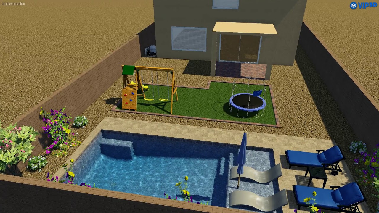 Zimmerman Pool Project- Thunderbird Pools and Spas - YouTube