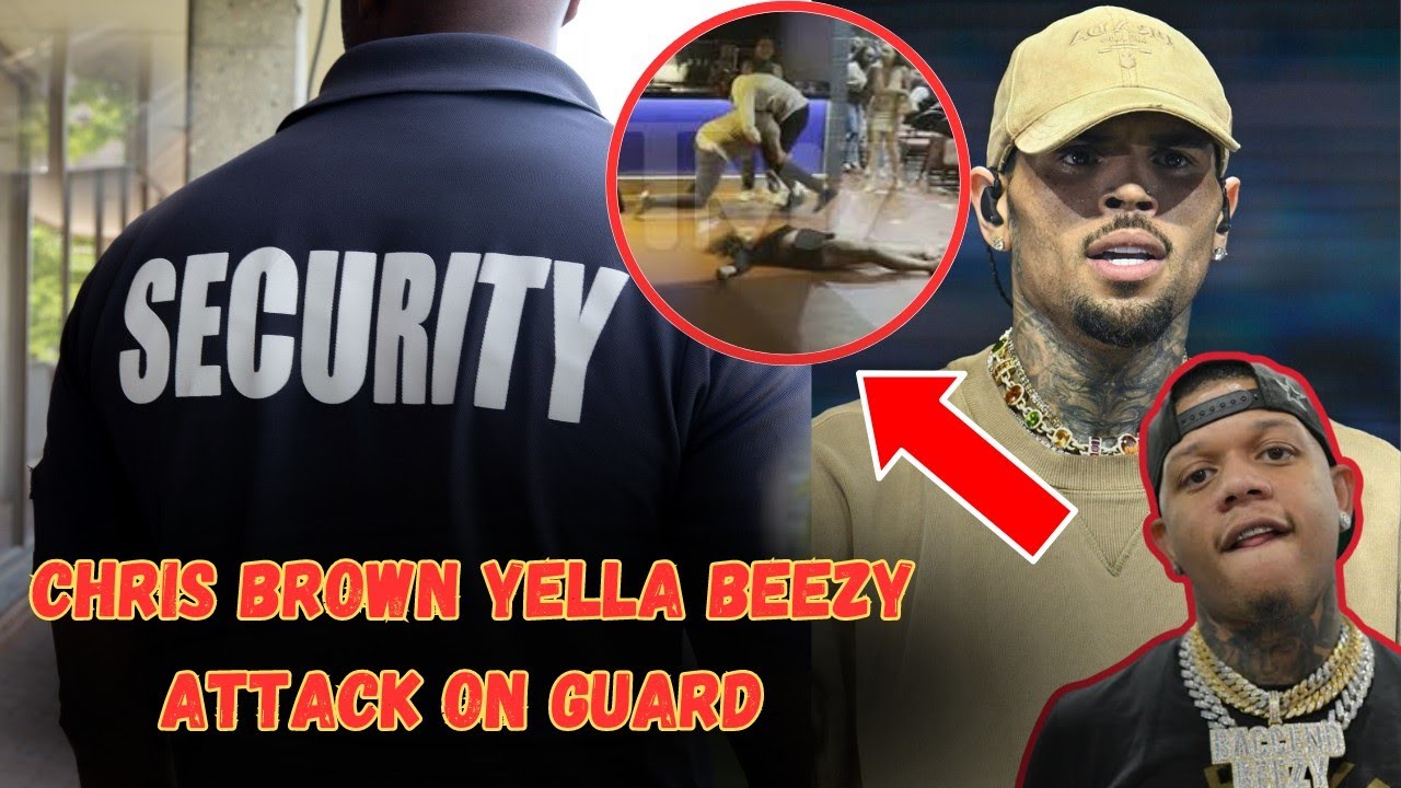 Chris Brown & Yella Beezy ATTACKING Security Guard And Fans At 11:11 ...