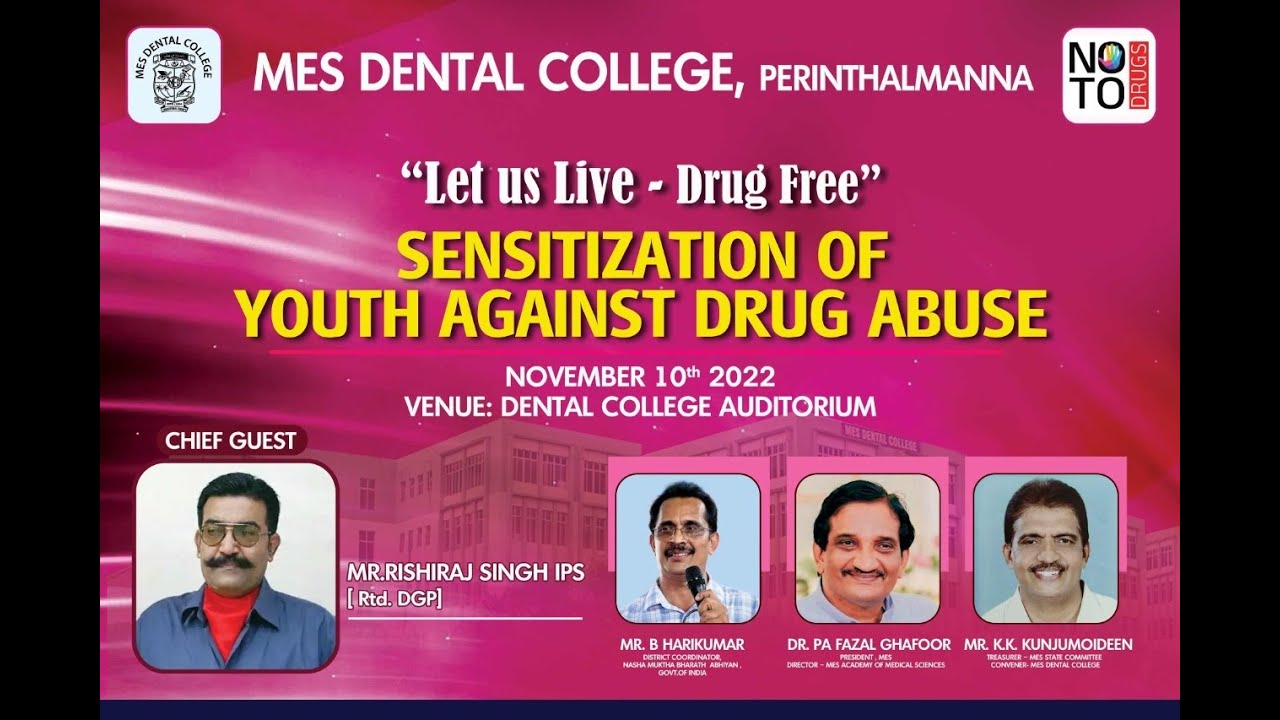 "Sensitization of Youth Against Drug Abuse" Programs Highlights | Dept ...