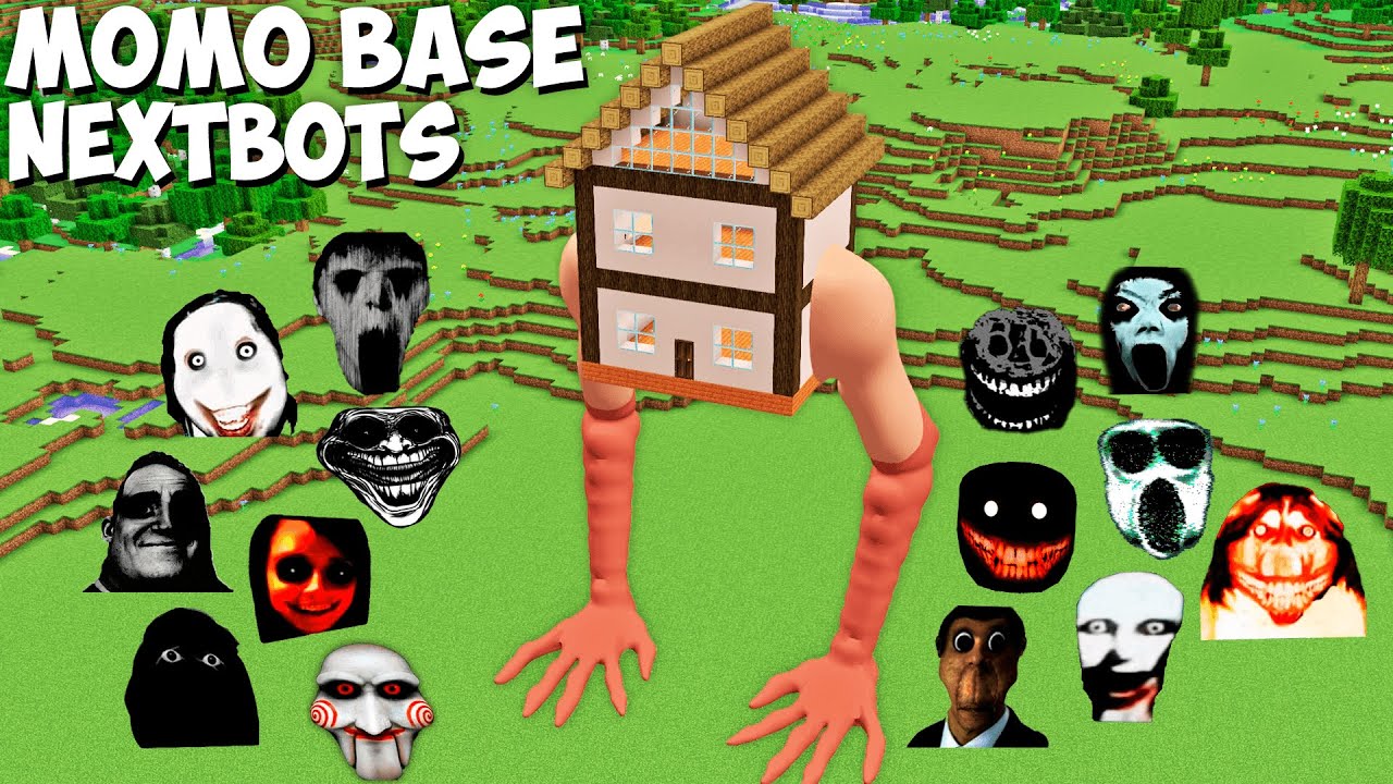 SURVIVAL GIANT MOMO HOUSE JEFF THE KILLER and SCARY NEXTBOTS in ...