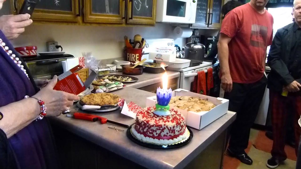 Flaming Birthday Candle Part 1 of 2 - YouTube