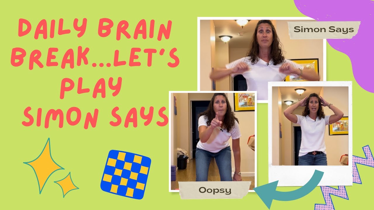 Wake Up Brain - Daily Brain Break With Mimi - Let's Play Simon Says ...