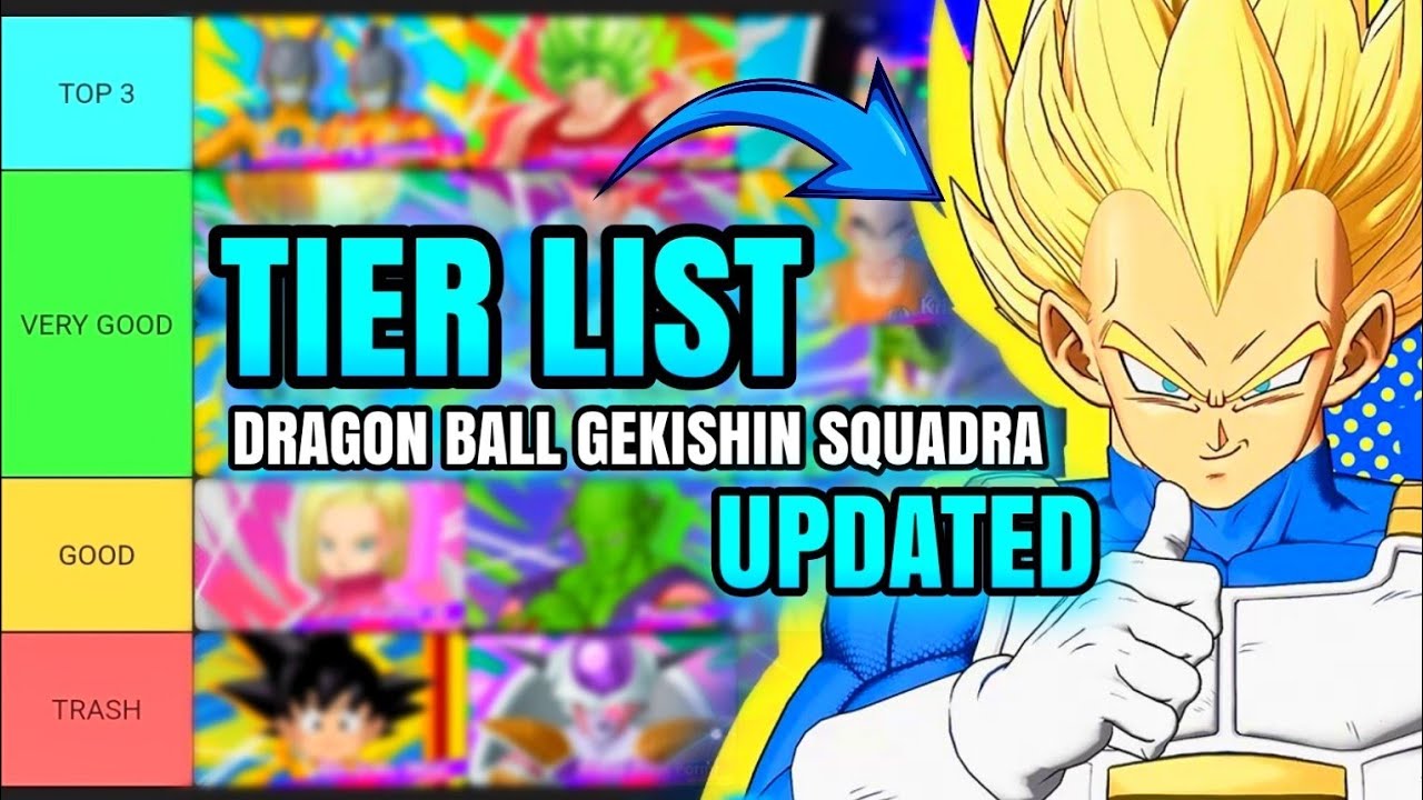 DRAGON BALL GEKISHIN SQUADRA TIER LIST UPDATED - YouTube