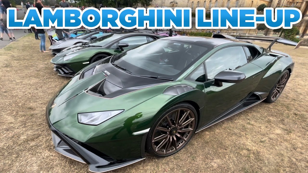 LAMBORGHINI LINE-UP | SALON PRIVE 2022 - YouTube