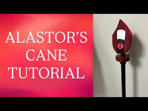 ALASTOR'S CANE TUTORIAL - YouTube