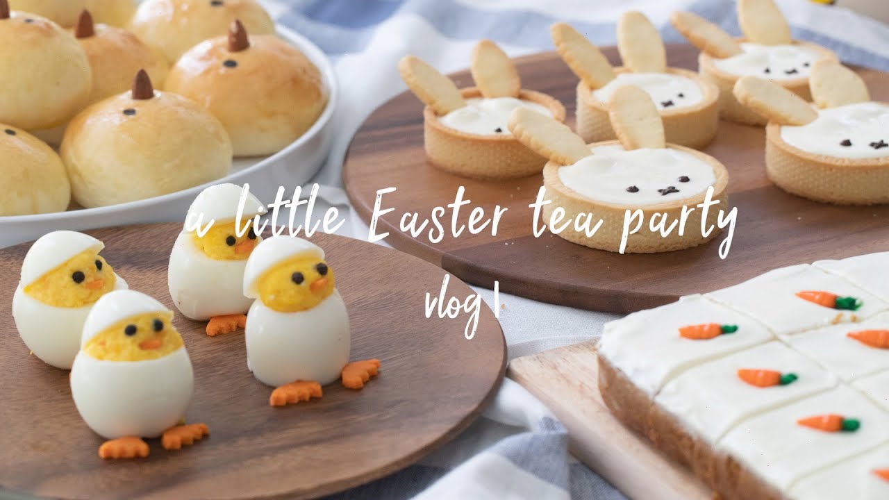 a little Easter tea party - YouTube