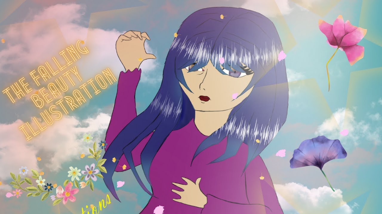 The falling beauty Illustration - YouTube