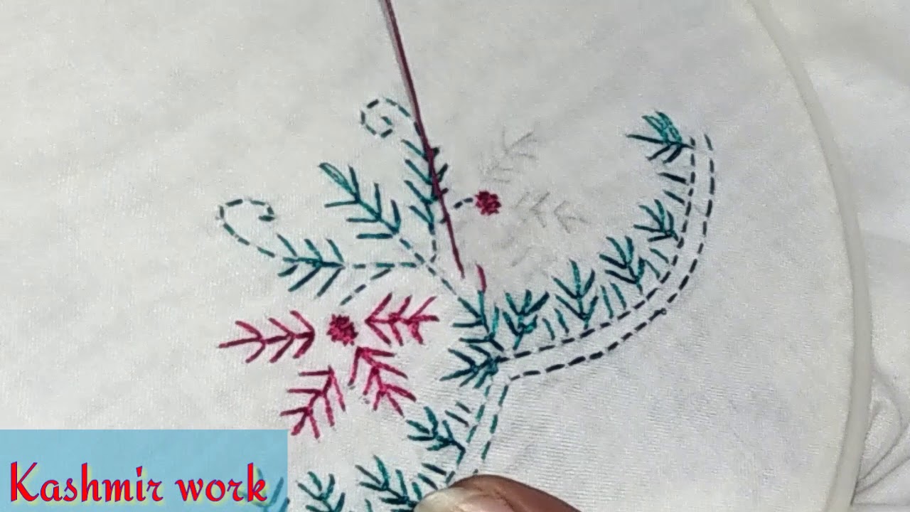 Learn Embroidery || Kashmir work - YouTube
