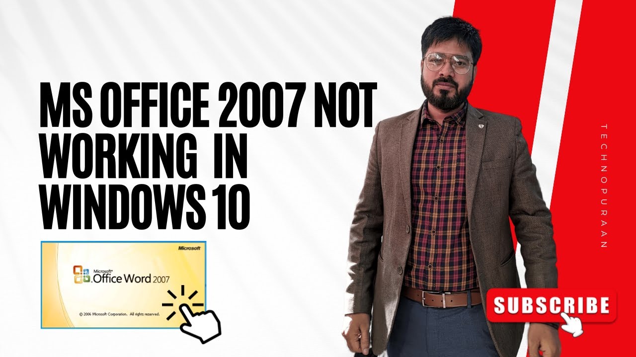 Fixing MS Office 2007 Stuck Screen Issue in Windows 10 [Step-by-Step ...