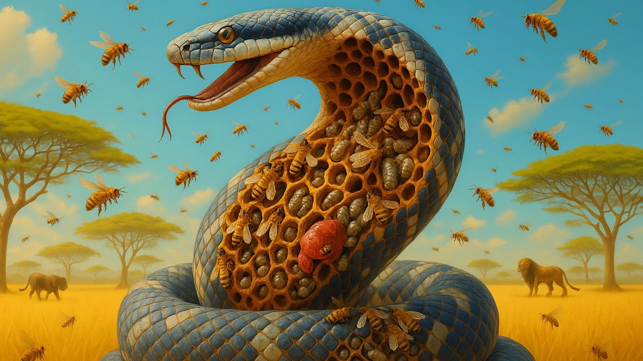 Rescue Story: Rescuing a Dying Snake from a Deadly Swarm of Millions of ...