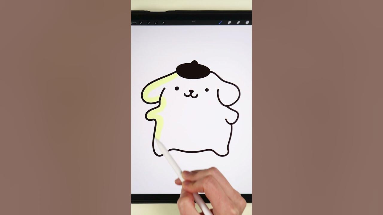 How To Draw Pompompurin #shorts - YouTube
